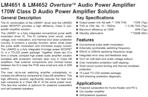 Dự án Amply class D 170W LM4652 (MOSFET)+LM4651 | VNAV - Mạng Nghe nhìn ...