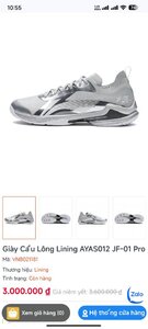 Giày cầu lông lining JF 01 | VNAV - Mạng Nghe nhìn Việt nam