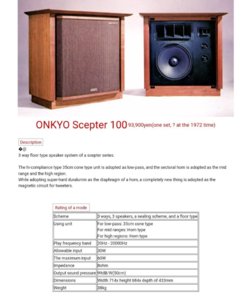 Loa Onkyo Scepter 100 | VNAV - Mạng Nghe nhìn Việt nam