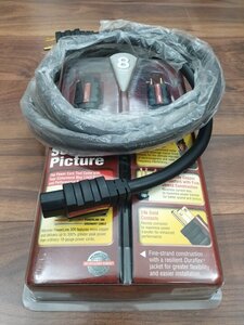 T. lý dây nguồn Monster Powerline 300 new, 1 RCA 4m ,1 3.5 to RCA ...