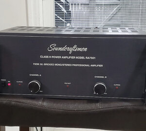 Xin ý kiến về power soundcraftsmen amplifier RA7501 | VNAV - Mạng Nghe ...